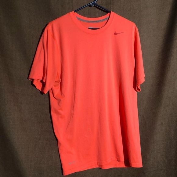 Nike | Shirts | Orangenike Drifit Shortsleeve Performance Shirt | Poshmark